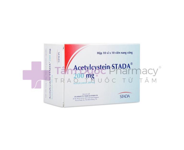 THUỐC ĐIỀU TRỊ VIÊM PHẾ QUẢN ACETYLCYSTEIN STADA (200MG) - Nhà thuốc ...