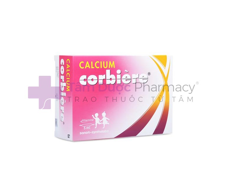 THUỐC ĐIỀU TRỊ TÌNH TRẠNG THIẾU CANXI CALCIUM CORBIERE (5ML) - Nhà ...