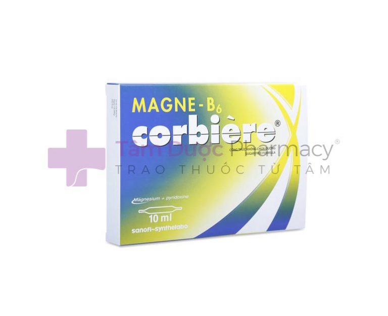 THUỐC BỔ SUNG VITAMIN B6 & MAGIÊ - MAGNE B6 CORBIERE 10ML (HỘP/10 ỐNG ...