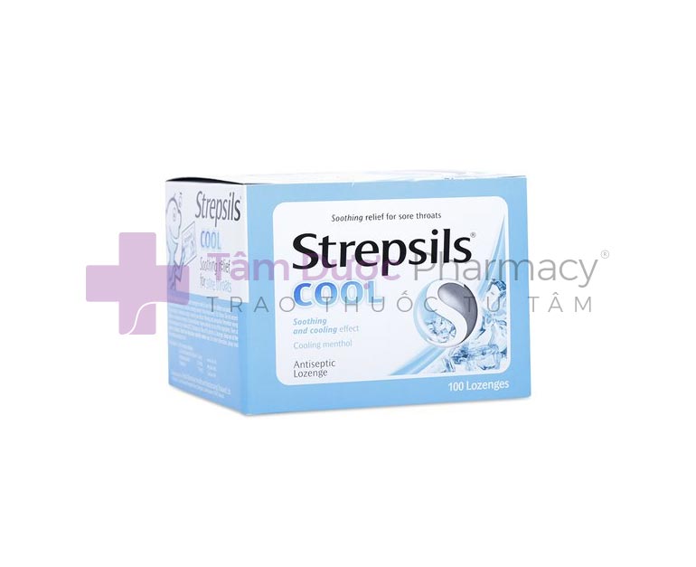 VIÊN NGẬM KHÁNG KHUẨN, GIẢM HO MÁT LẠNH STREPSILS COOL (100 VIÊN/HỘP ...